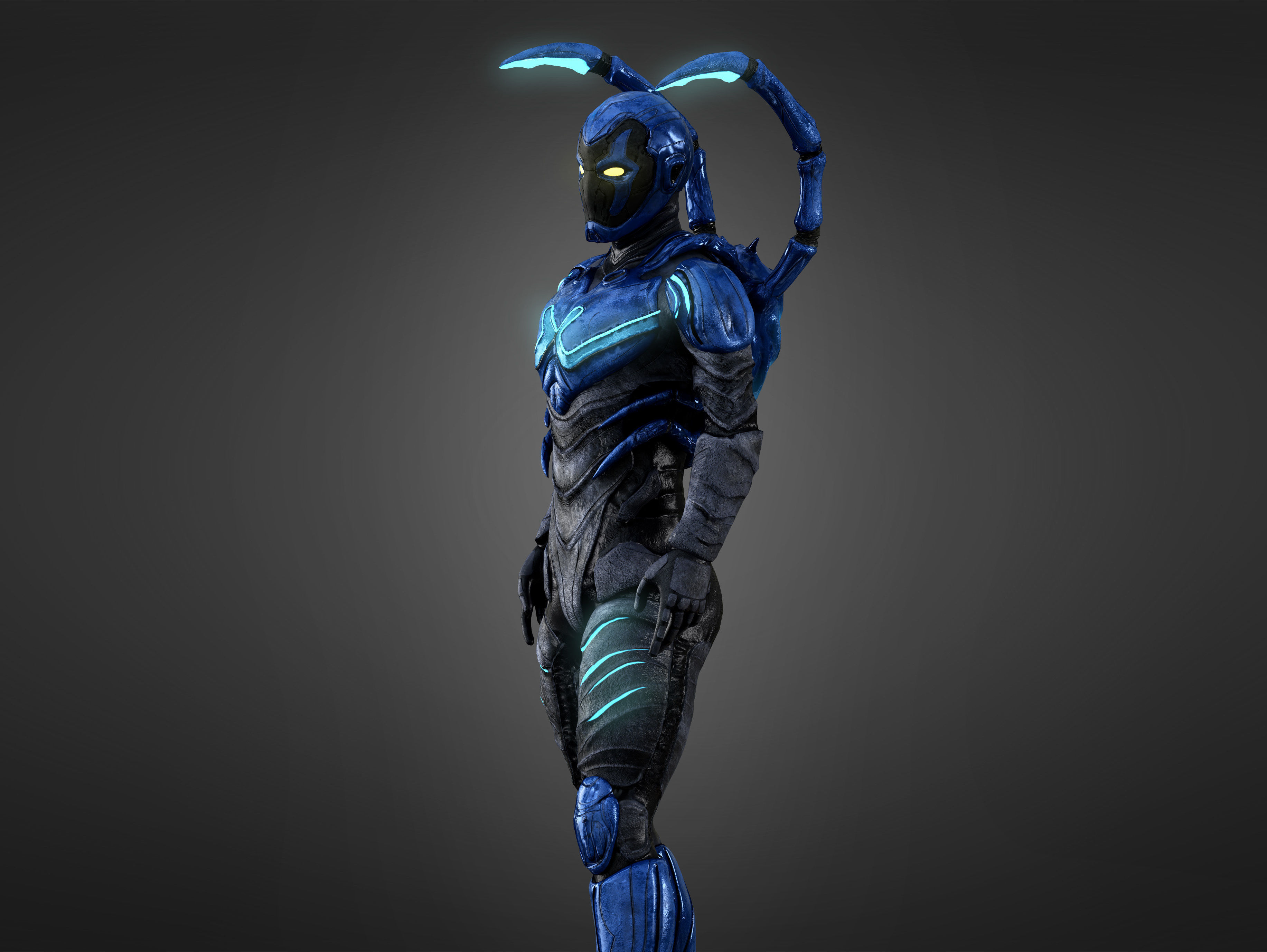 3D model Blue Beetle VR / AR / low-poly rigged | CGTrader