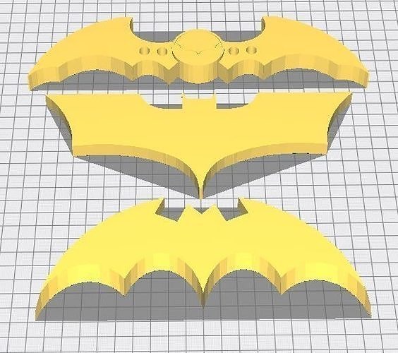 3D-Printable Batarangs - STL For PLA Printers 3D model 3D printable ...