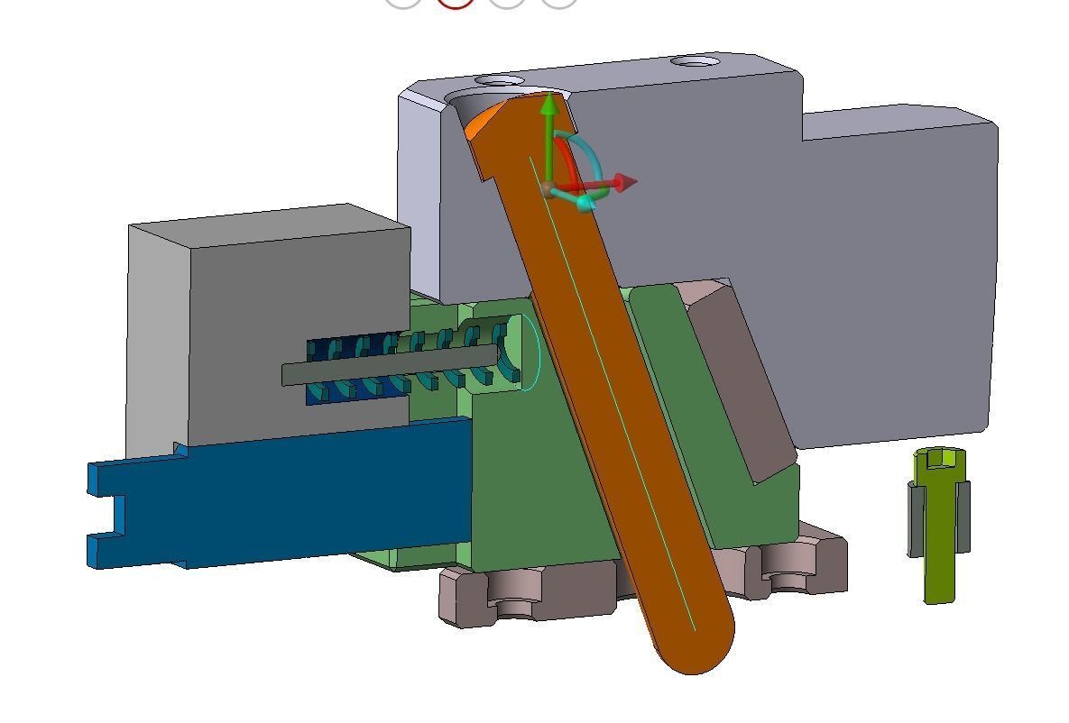 Basic 3d Slider file INJECTION MOLD 3D model | CGTrader