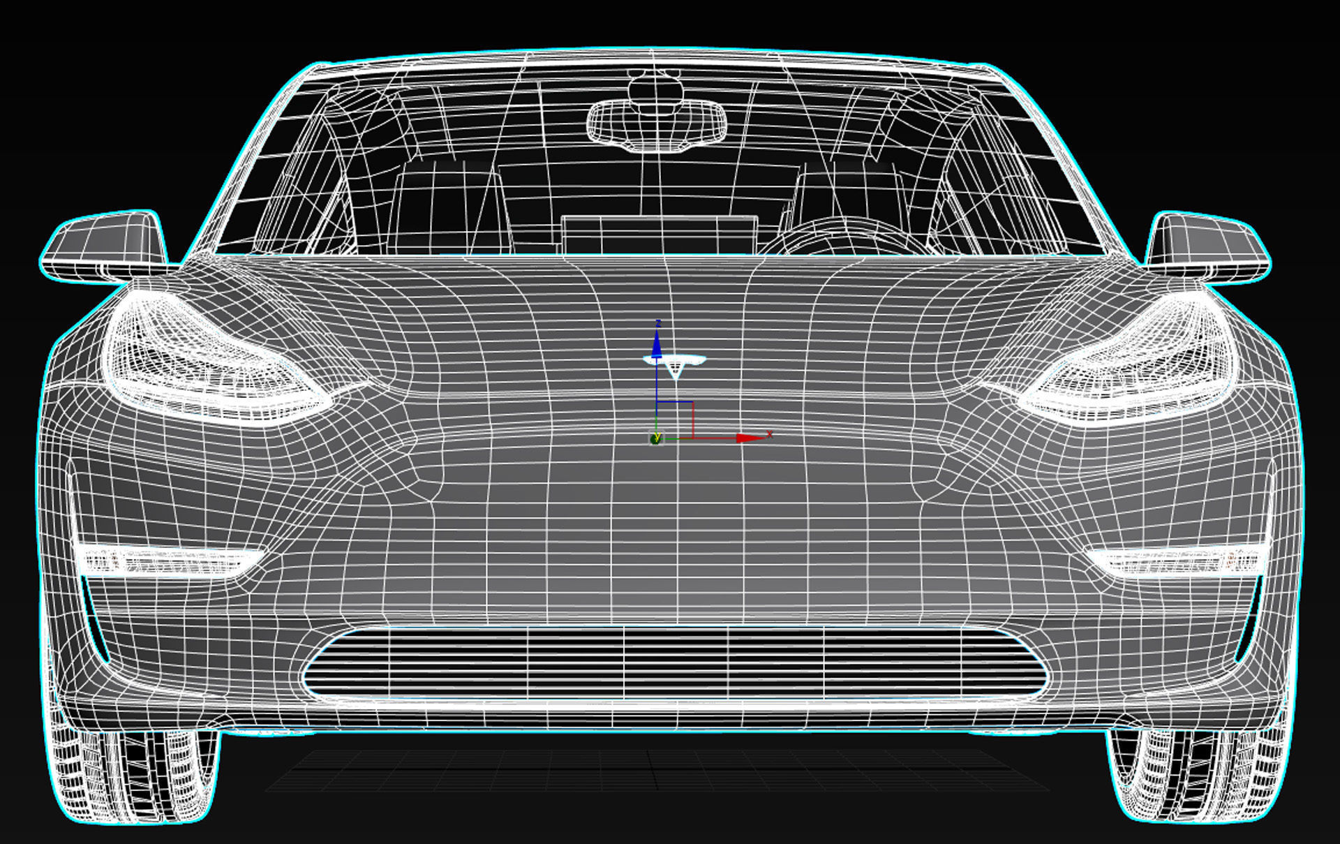 Tesla model 3 car 3D model | CGTrader