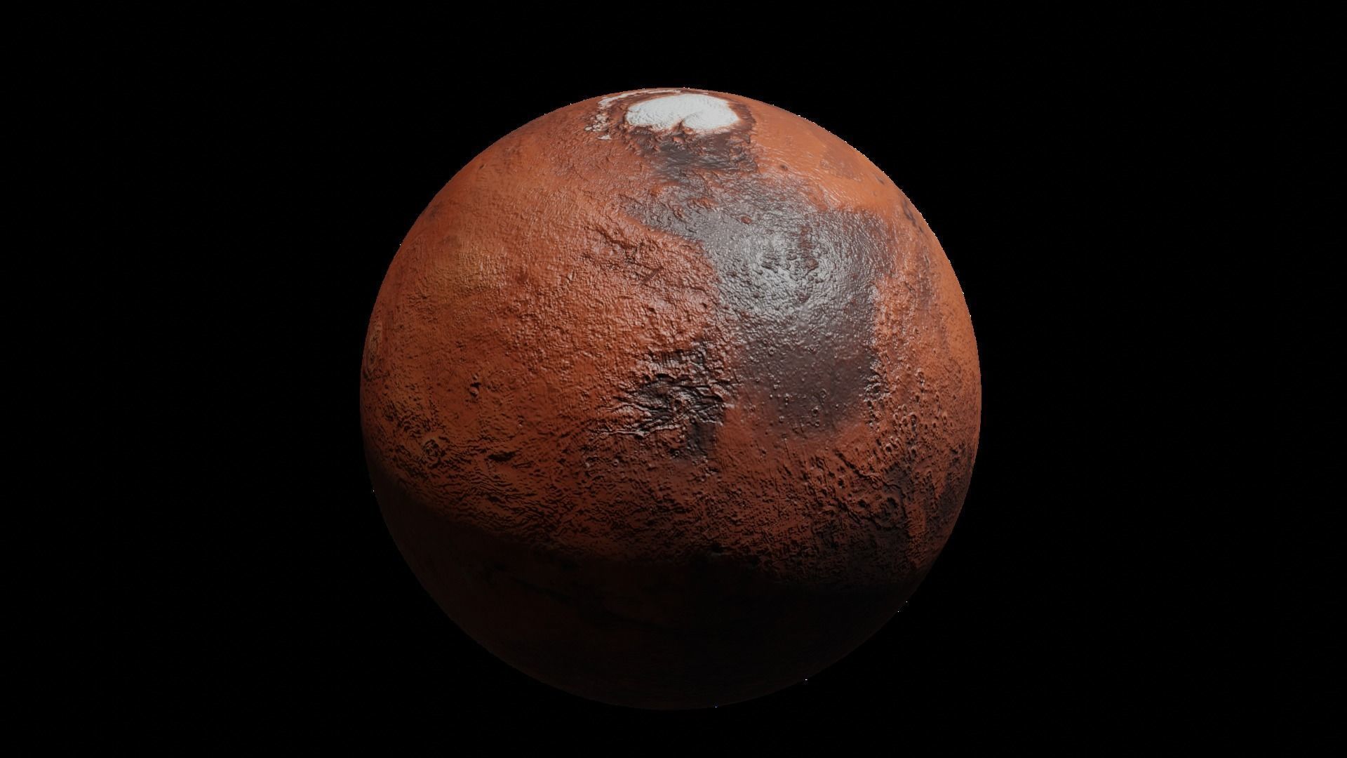 3D model 3D Mars VR / AR / low-poly | CGTrader
