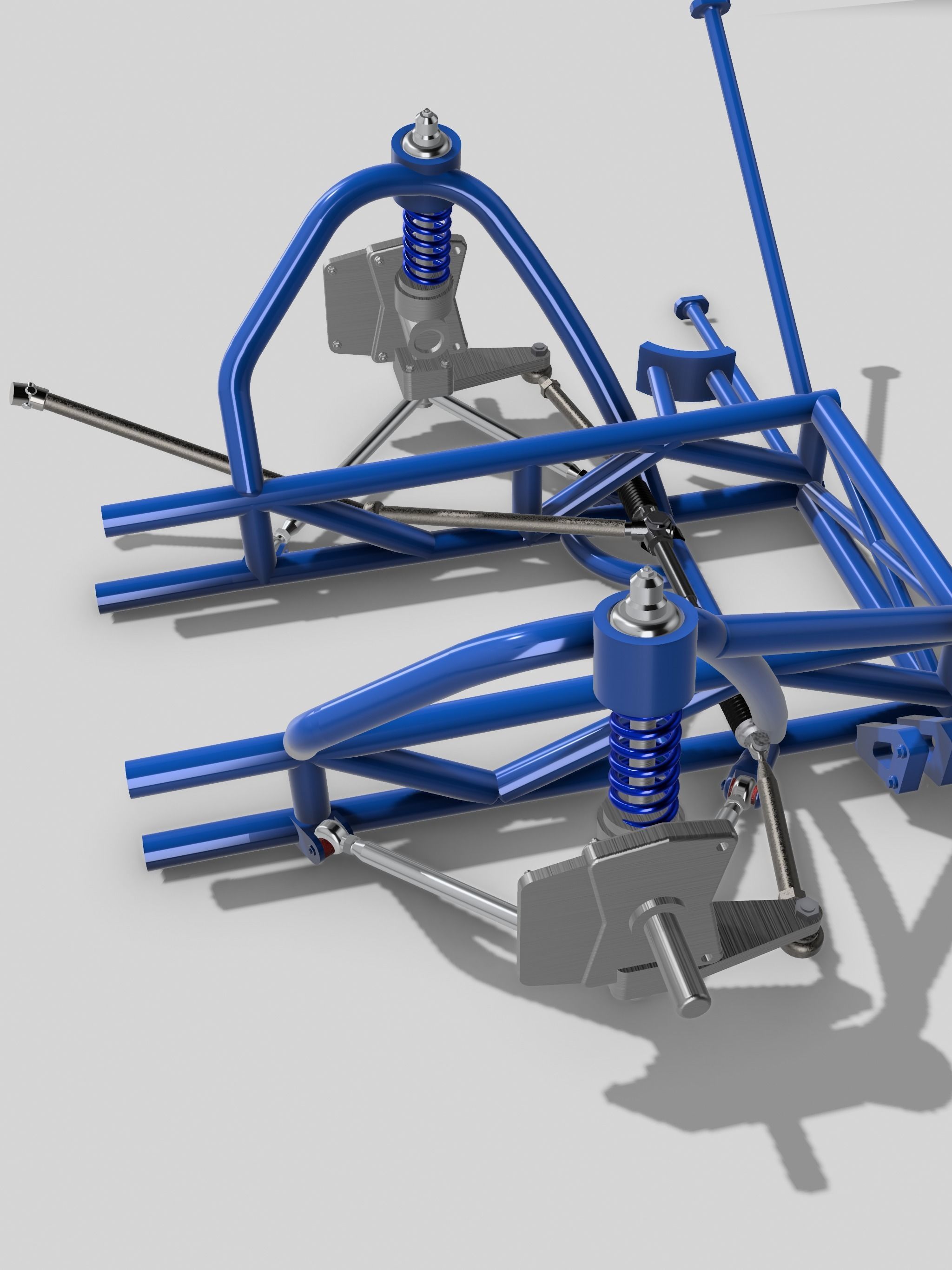 1967 Nova PROMOD Front suspension N steering 3D model 3D printable ...