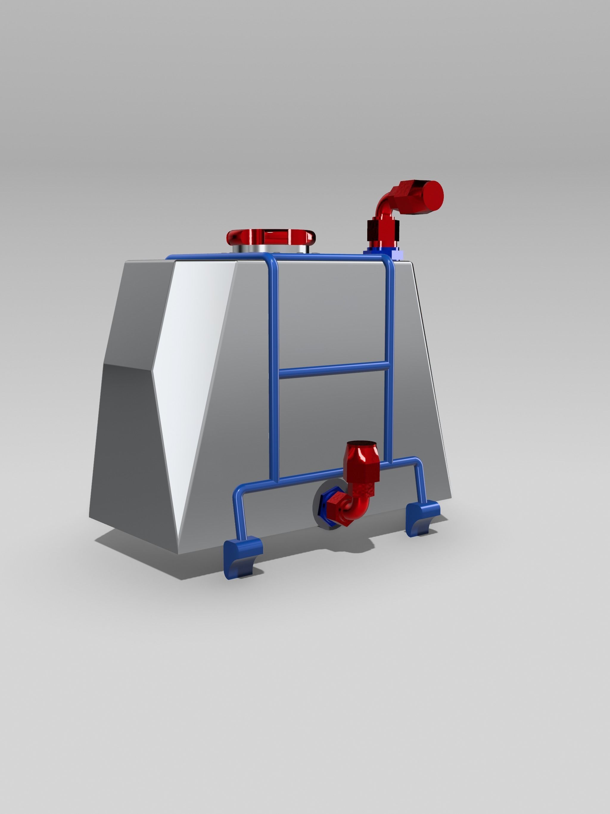 1967 Nova PROMOD Fuel Cell with brackets N fittings 3D model 3D ...