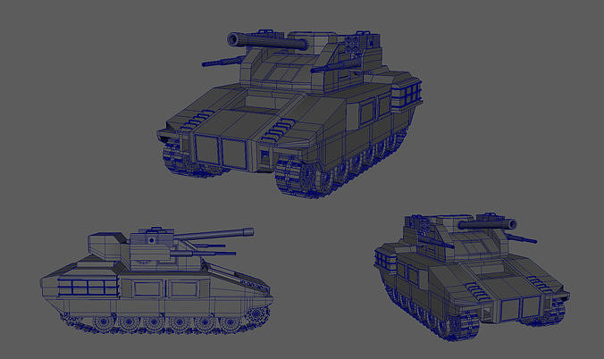 Tank Millitary free VR / AR / low-poly 3D model | CGTrader