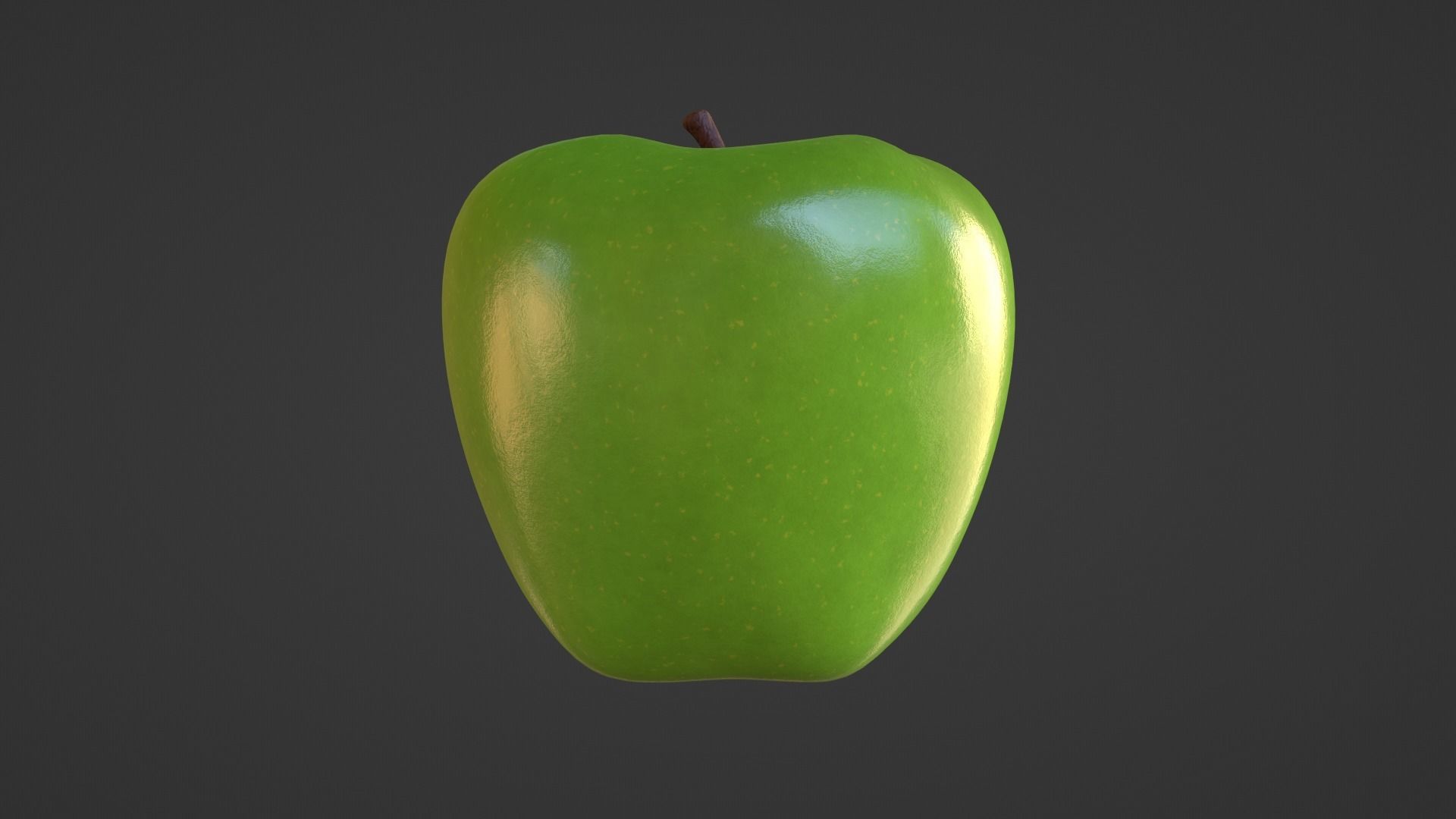 Realistic Green Apple 3D model | CGTrader