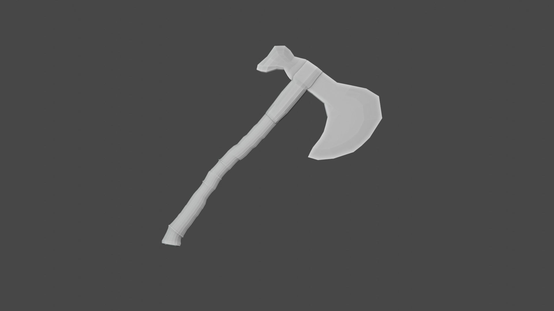 Low Poly Axe free 3D model | CGTrader