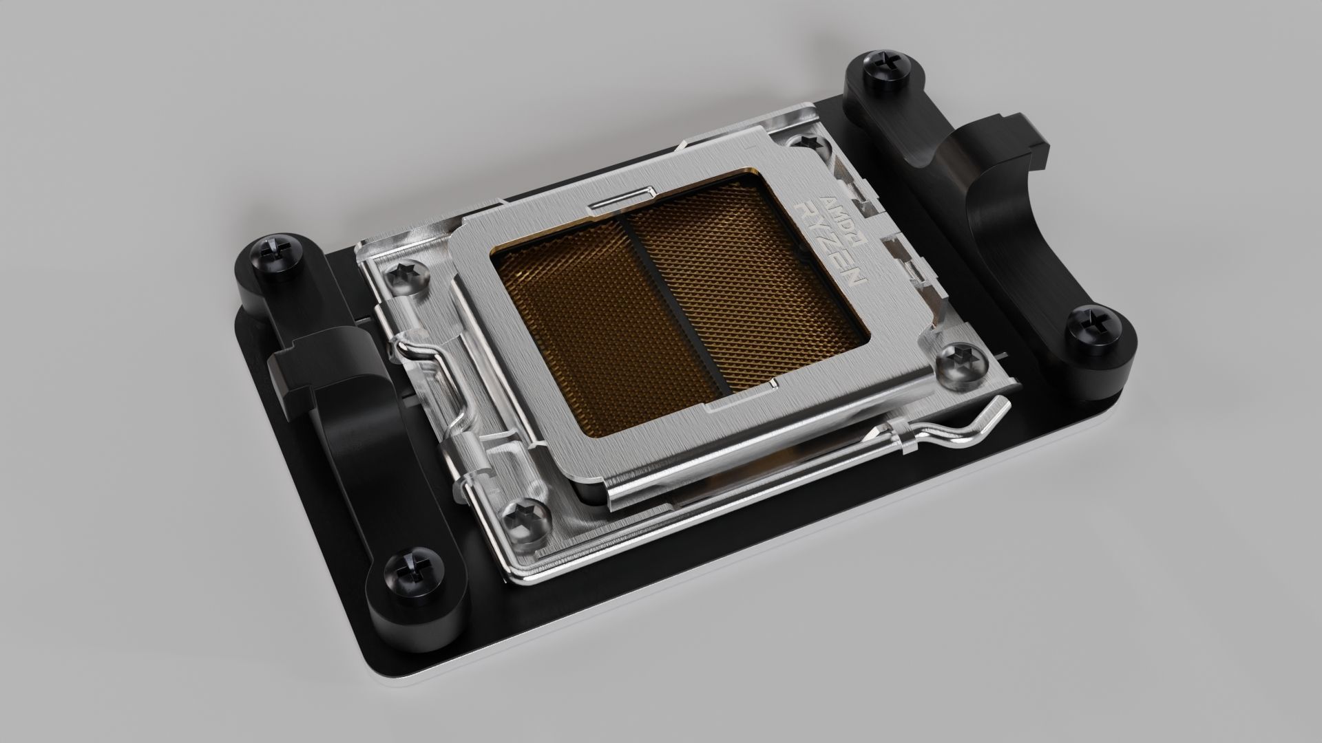 AMD AM5 Socket for Ryzen 7000 3D model | CGTrader