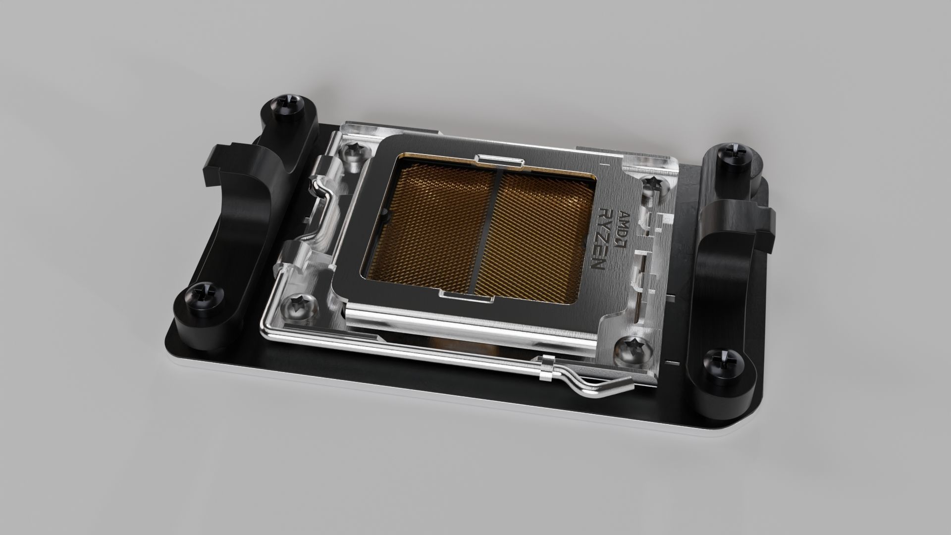 AMD AM5 Socket for Ryzen 7000 3D model | CGTrader