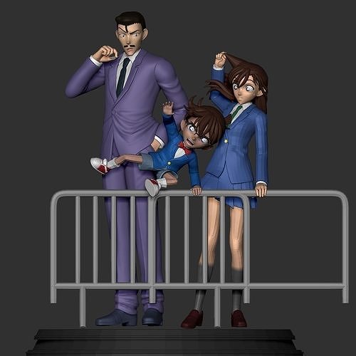 Detective Conan Diorama - Special Manga Edition 3D model 3D printable ...
