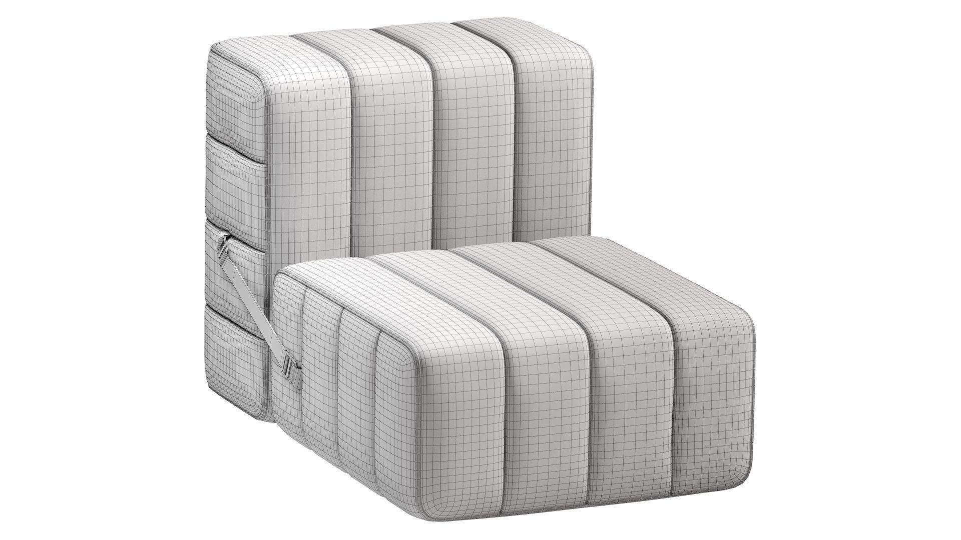 Curt Modular Armchair 3D model | CGTrader