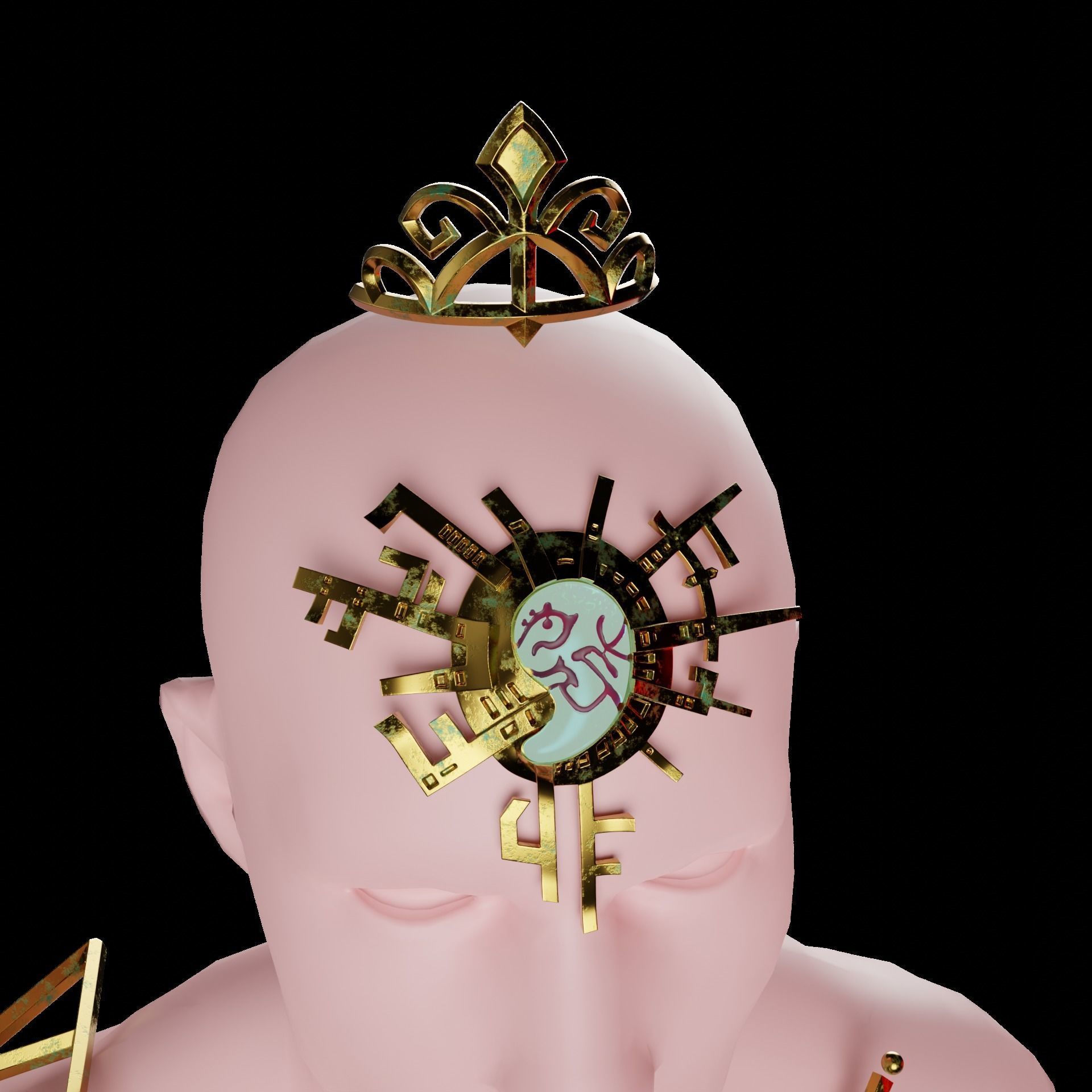 Ganon Ganondorf Accessory Set 3D model 3D printable | CGTrader