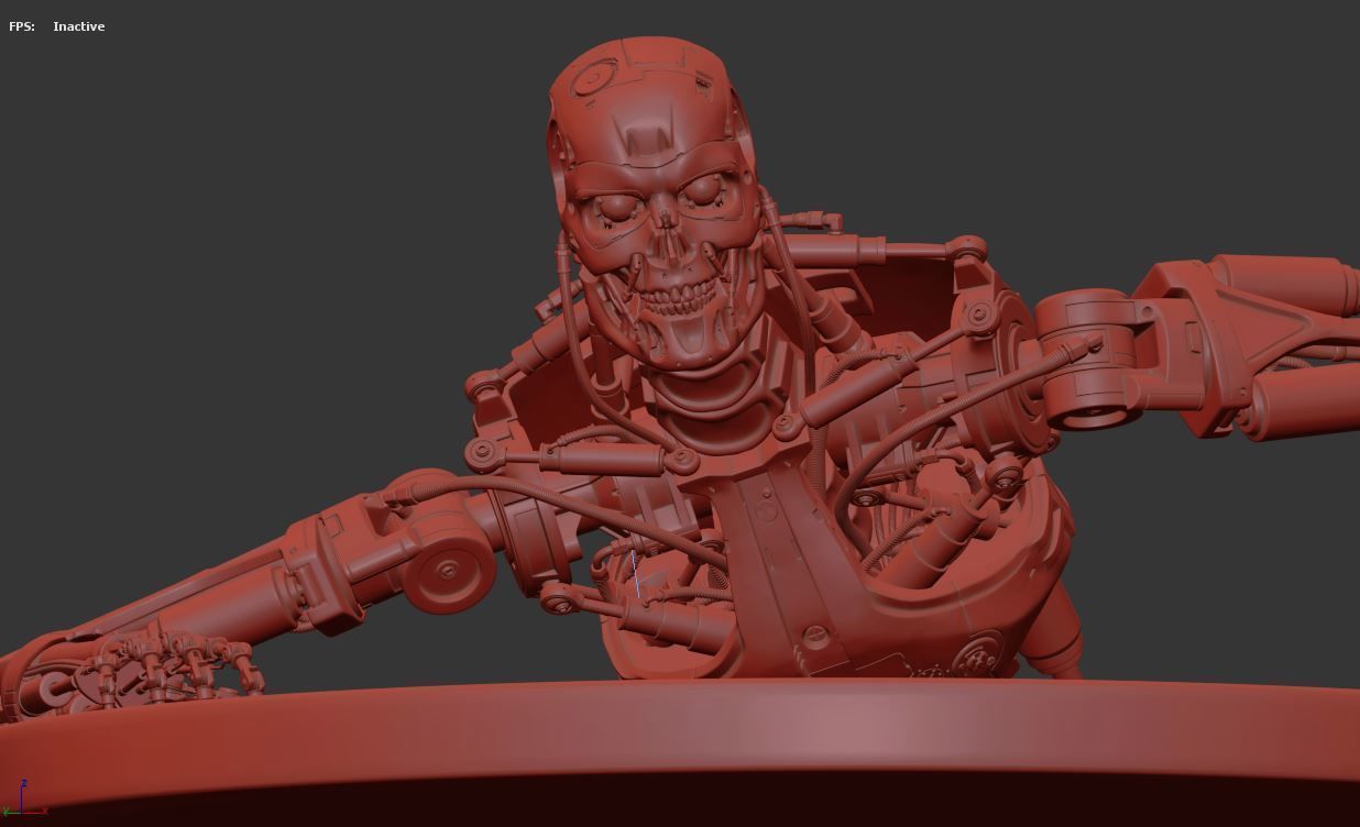 Terminator T-800 Endoskeleton T1 V3 3D model 3D printable | CGTrader