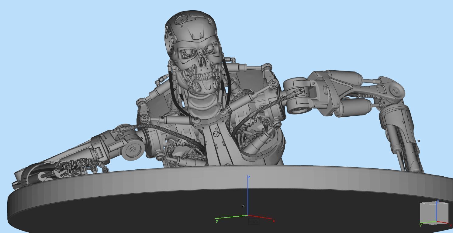 Terminator T-800 Endoskeleton T1 V3 3D model 3D printable | CGTrader