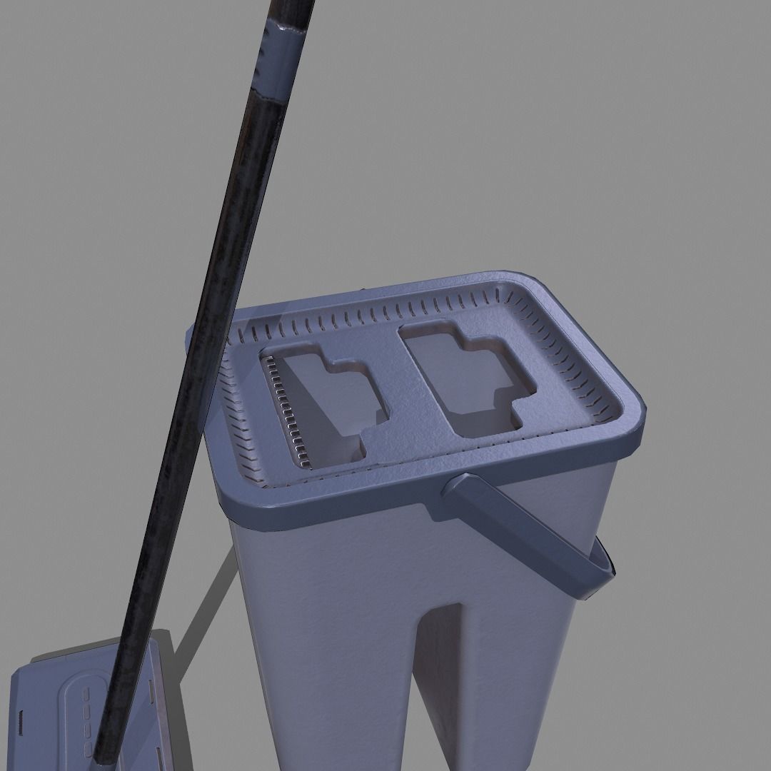 3D model Lowpoly Mop Pbr VR / AR / low-poly | CGTrader