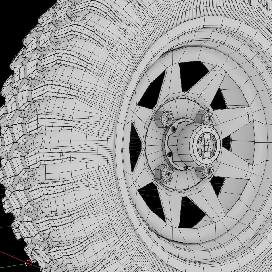 Off road wheel 3D model | CGTrader