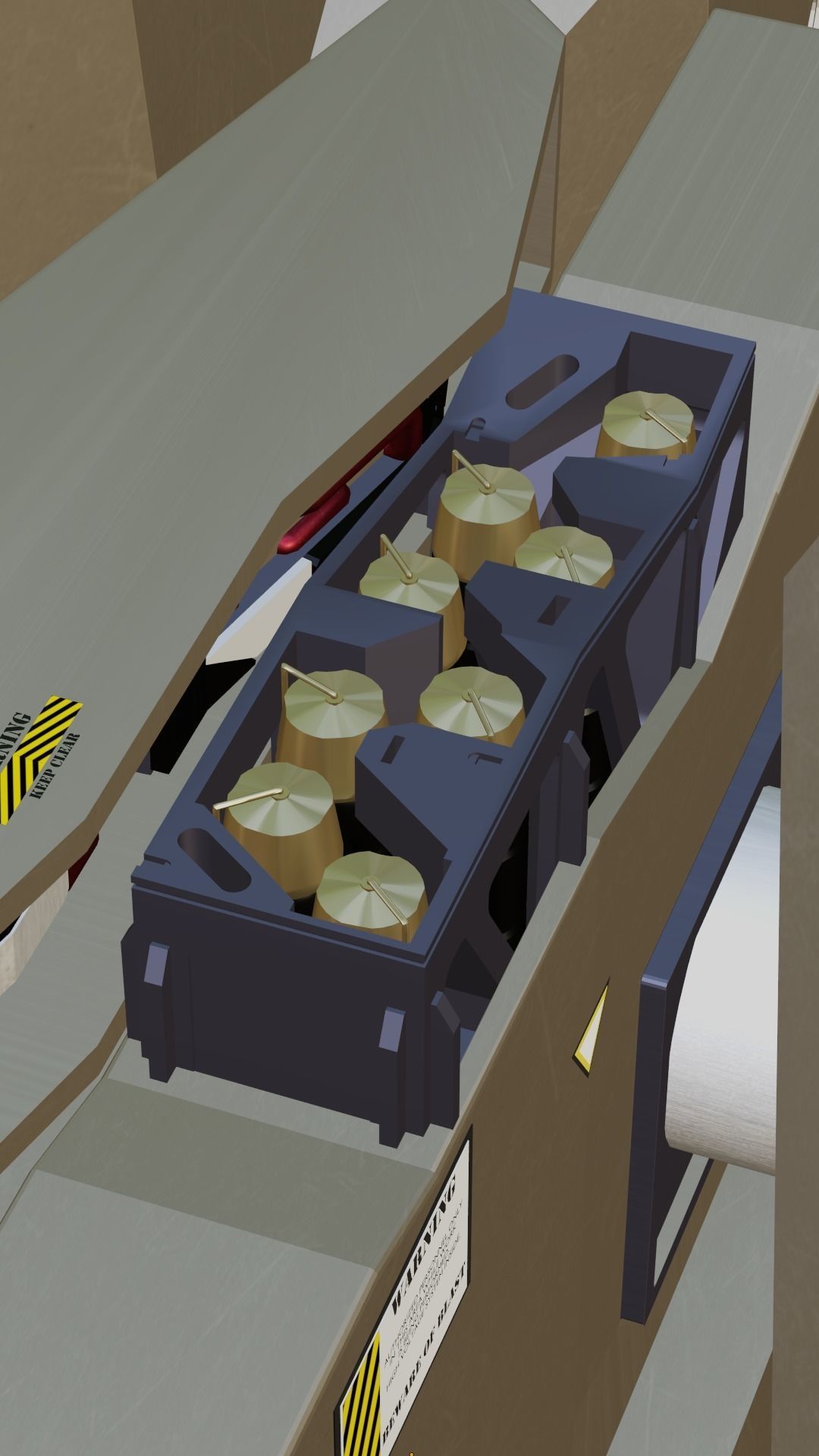 Gasaraki Type Shoulder Missiles free 3D model animated | CGTrader