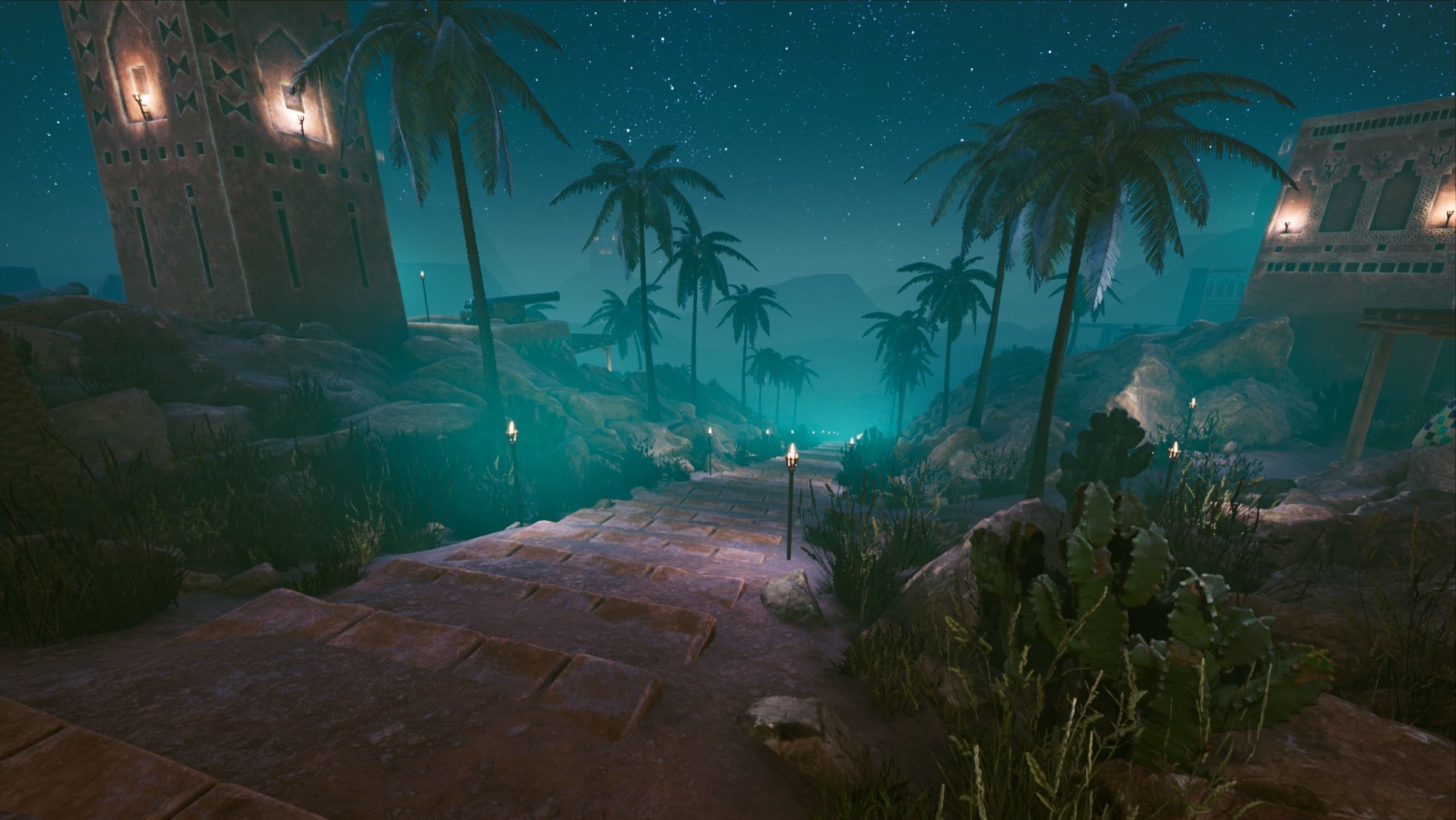 3D model Middle Eastern Kasbah Fortress - Unreal Engine VR / AR / low ...