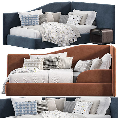 Pluto bed 3D model | CGTrader