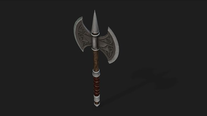 Axe Low Poly 3d model free VR / AR / low-poly 3D model | CGTrader