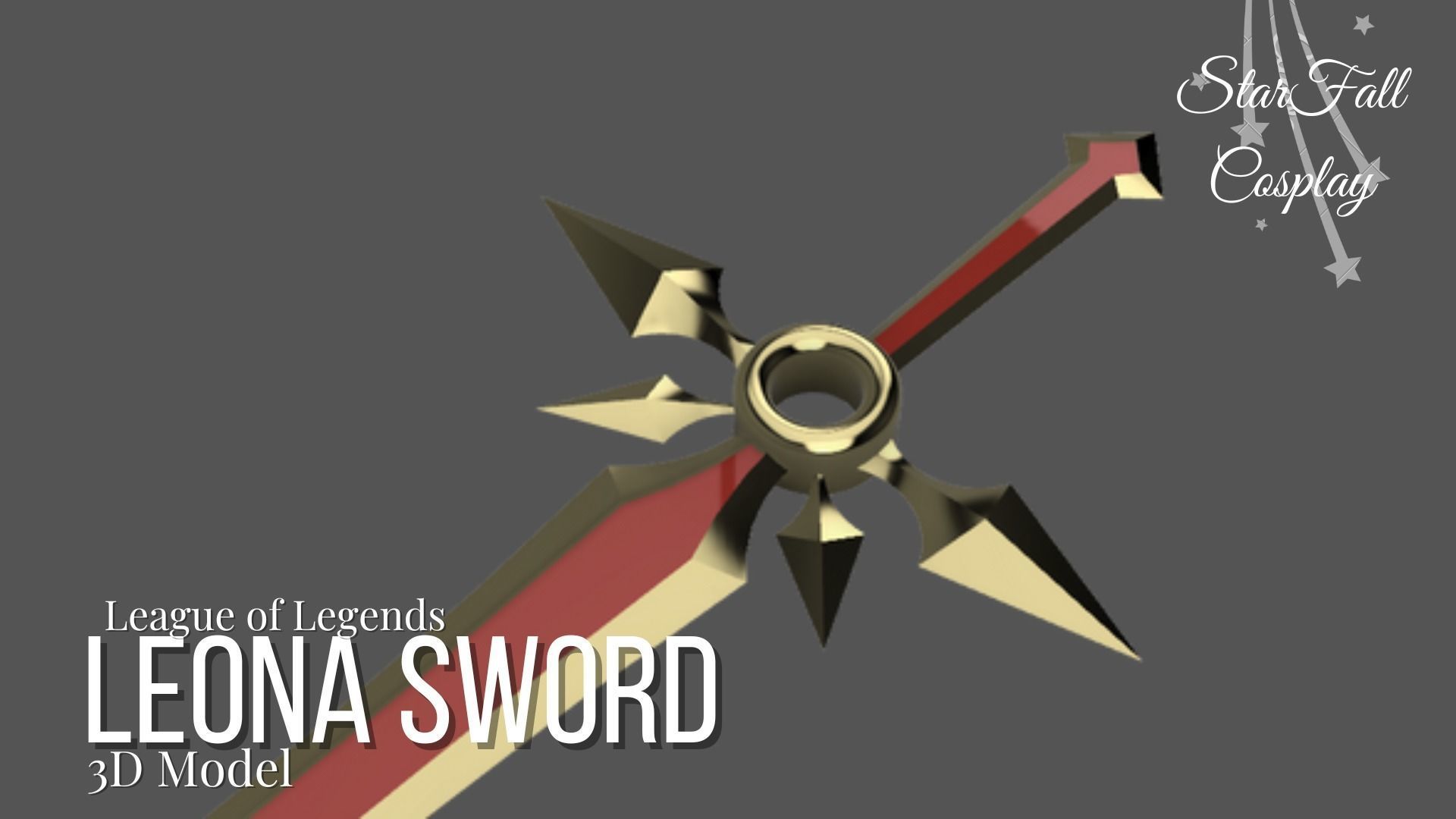 Leona Sword League of Legends 3D model 3D printable | CGTrader