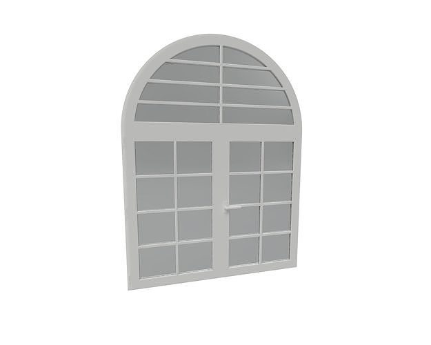 Window arc 3D model | CGTrader