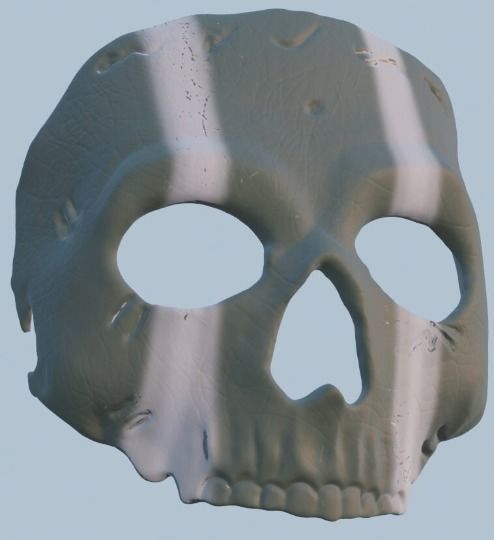 Ghost Mask Cosplay Holloween Call of Duty Modern Warfare Warzone 3D ...