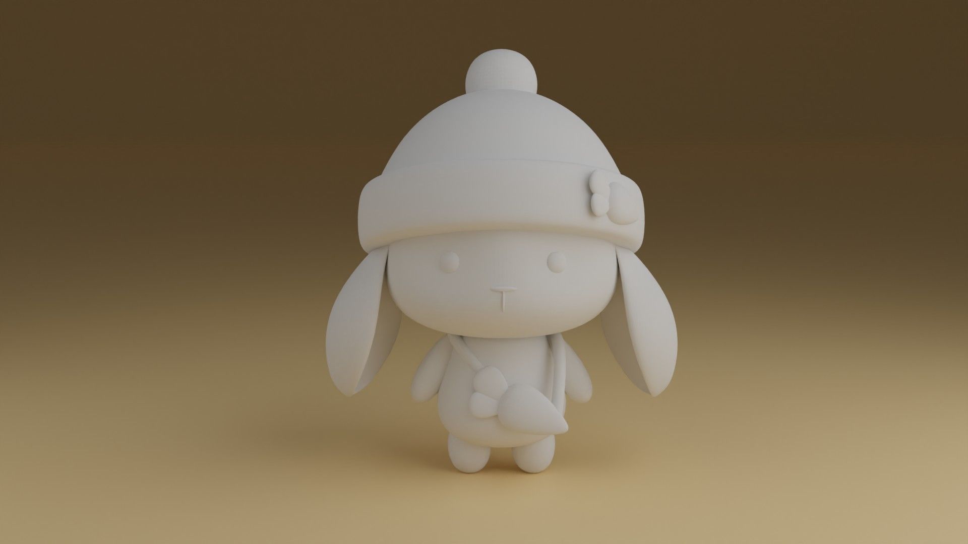rabbit 3D model 3D printable | CGTrader