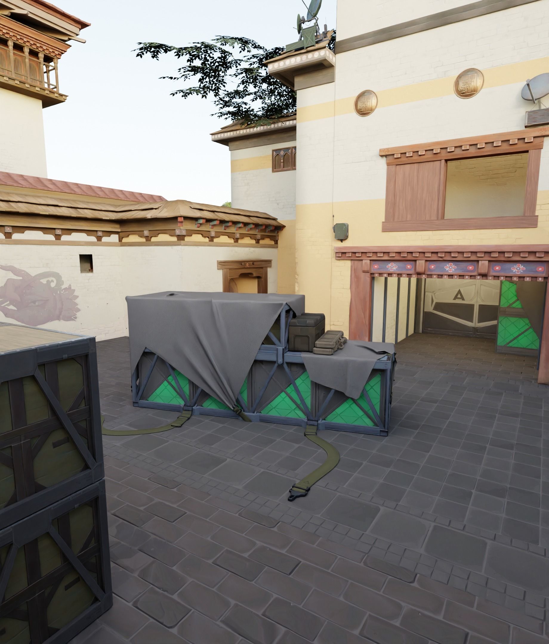 3D model Valorant Map Haven Site A and B Map VR / AR / low-poly | CGTrader