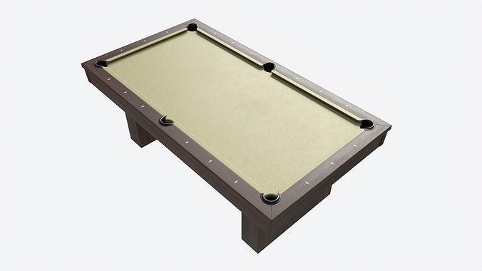 Billiard Pool Table 9-foot 01 3D model | CGTrader