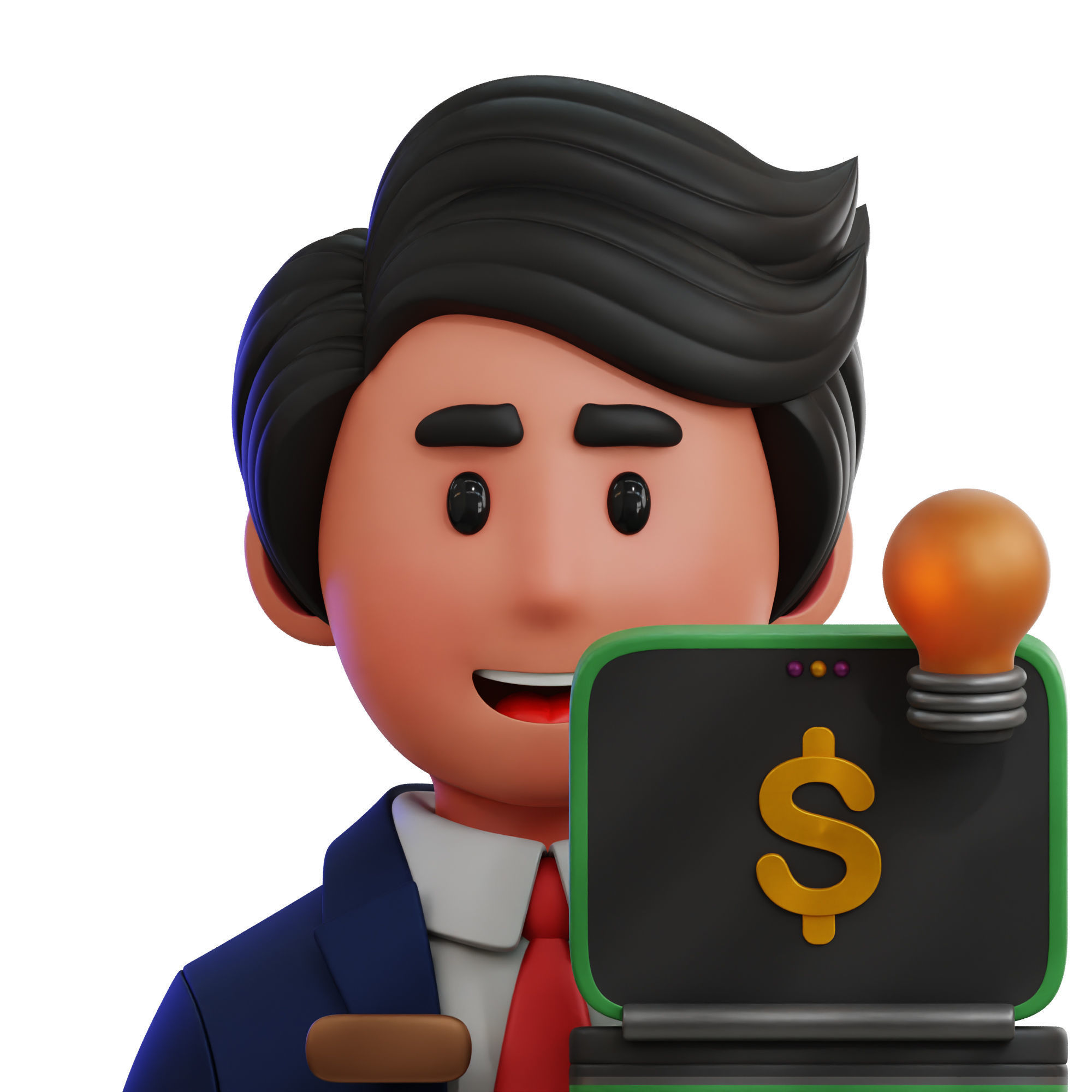 3D model Administrator Avatar 3D Icon VR / AR / low-poly | CGTrader