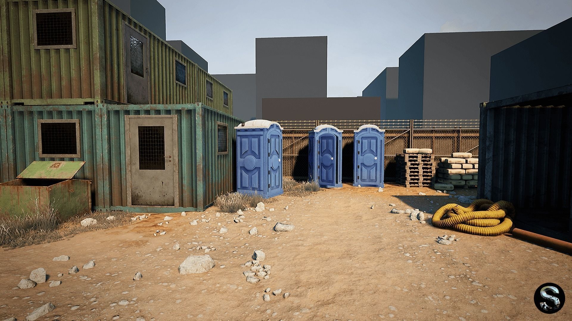 3D model Construction Site VR / AR / low-poly | CGTrader