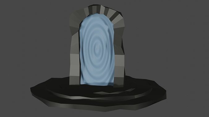 3D model Magic Portal VR / AR / low-poly | CGTrader