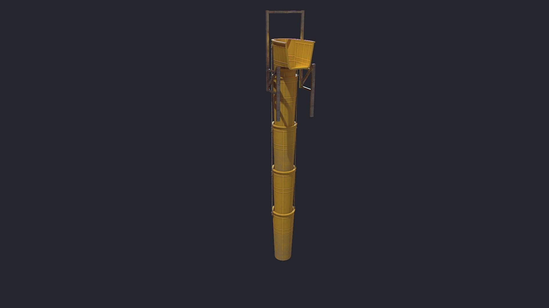 3D model Construction Waste Chute VR / AR / low-poly | CGTrader