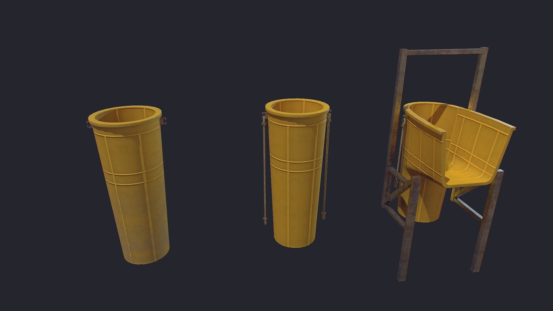 3D model Construction Waste Chute VR / AR / low-poly | CGTrader
