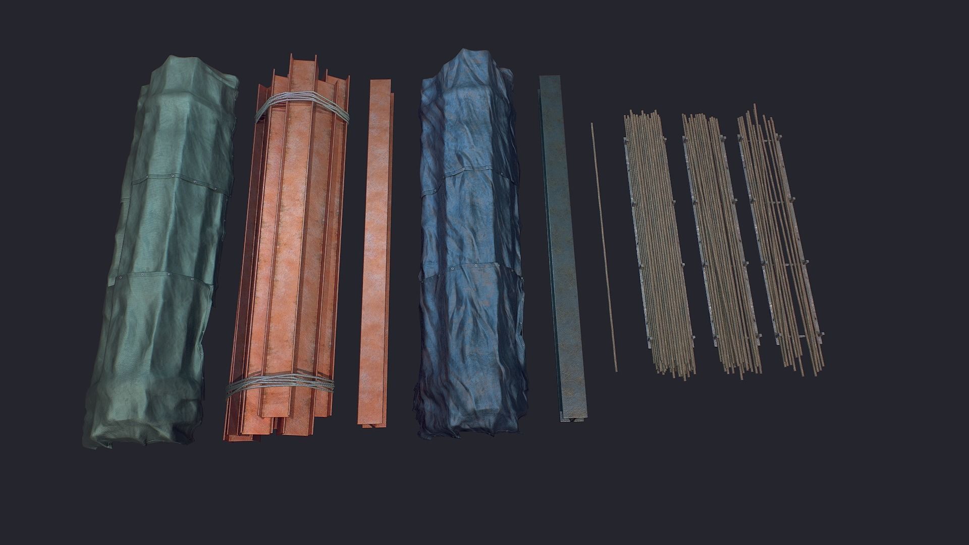 3D model Industrial Metal Beam VR / AR / low-poly | CGTrader