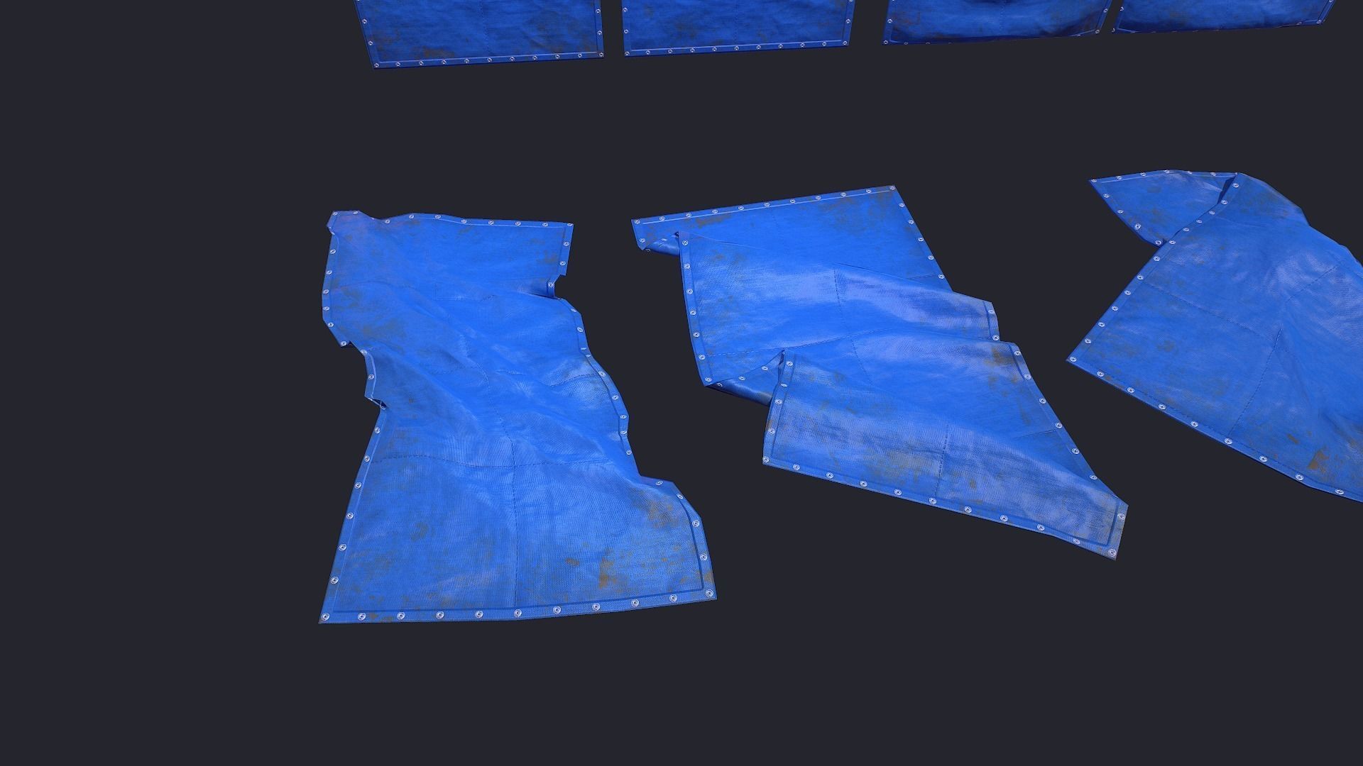 3D model Plastic Tarp Set VR / AR / low-poly | CGTrader