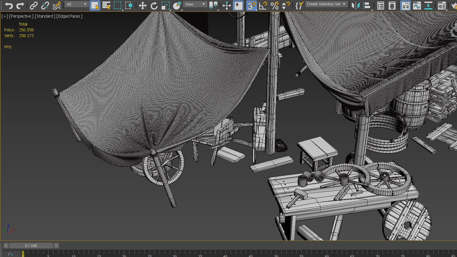 3D model medieval VR / AR / low-poly | CGTrader