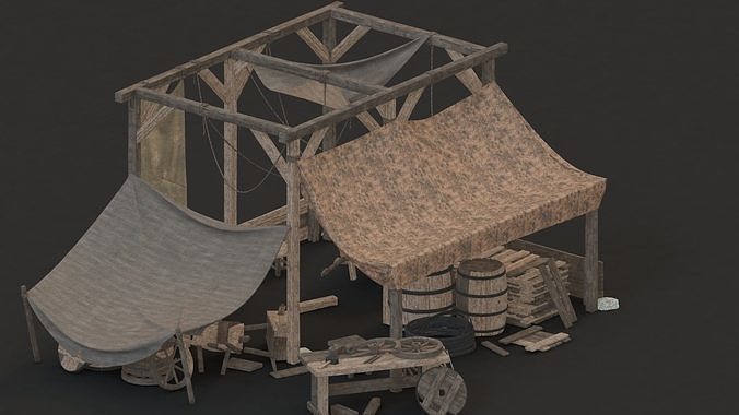 3D model medieval VR / AR / low-poly | CGTrader