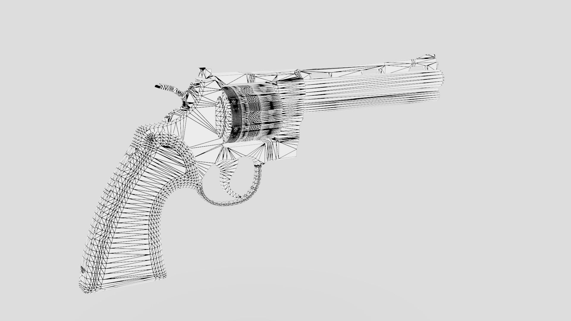 3D model Cold war pistols VR / AR / low-poly | CGTrader
