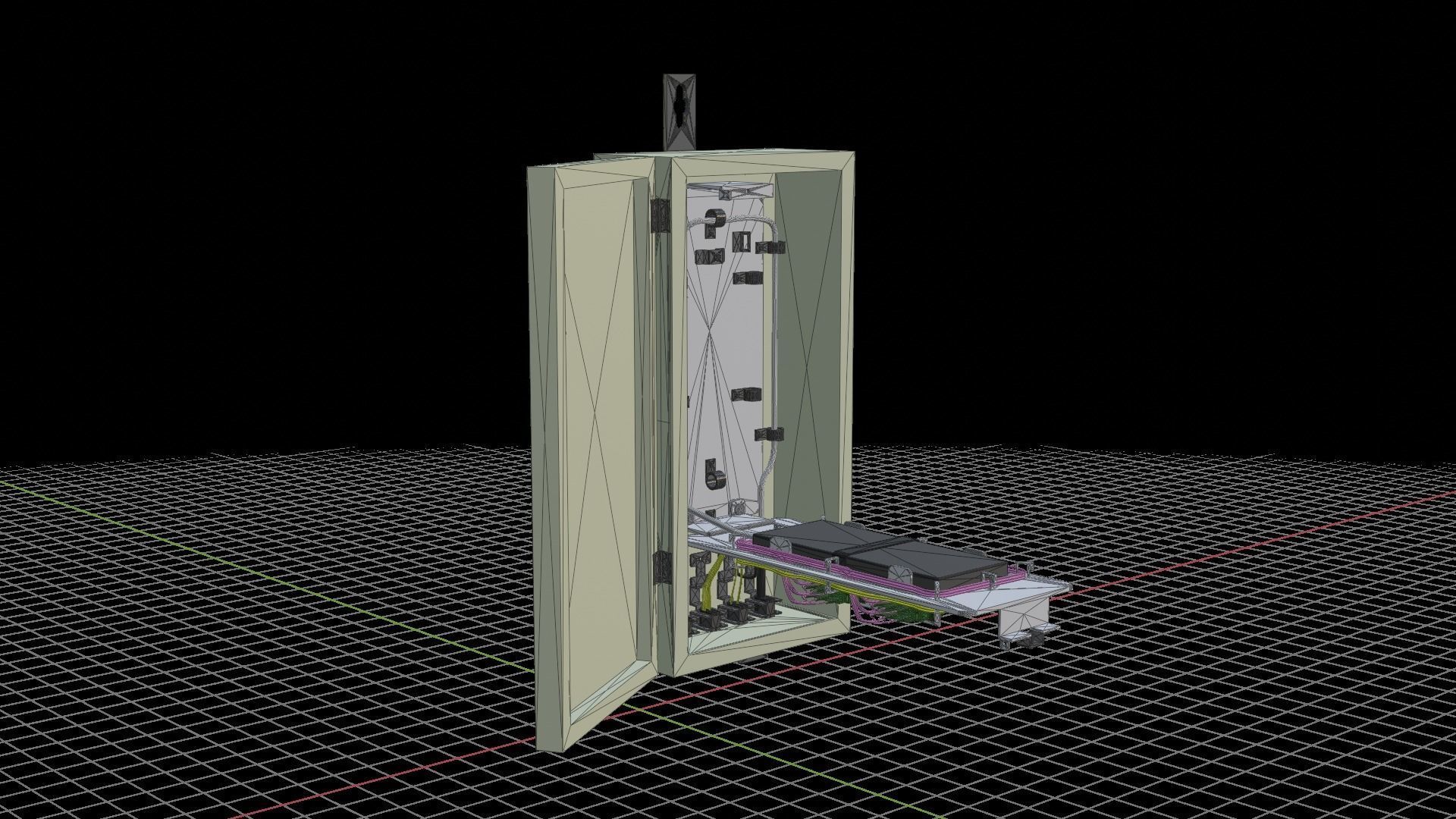 distribution enclosure 3D model | CGTrader