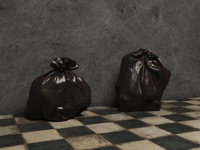 Trash bags free VR / AR / low-poly 3D model | CGTrader