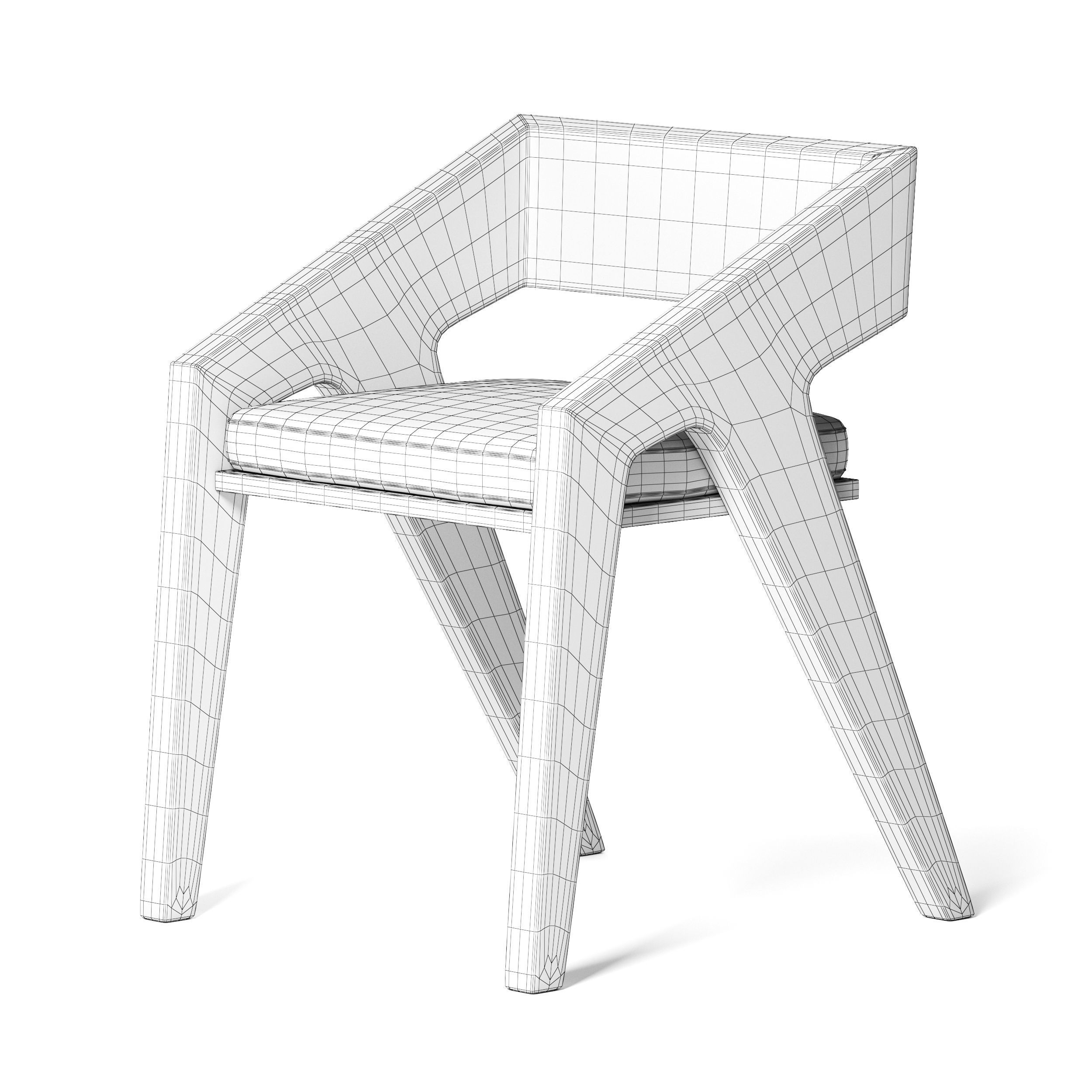 Hank chair 3D model | CGTrader