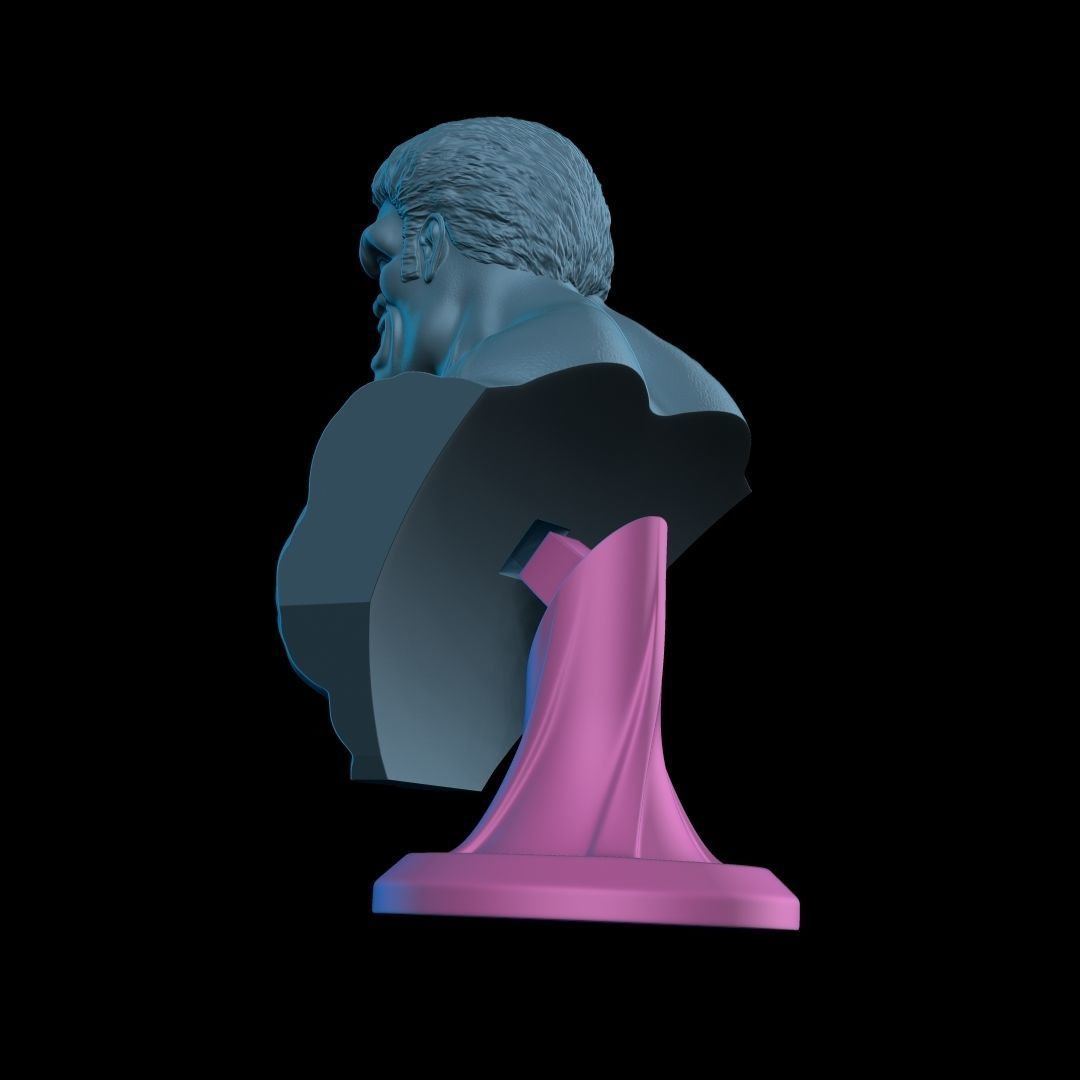 RED HULK BUST STL 3D model 3D printable | CGTrader