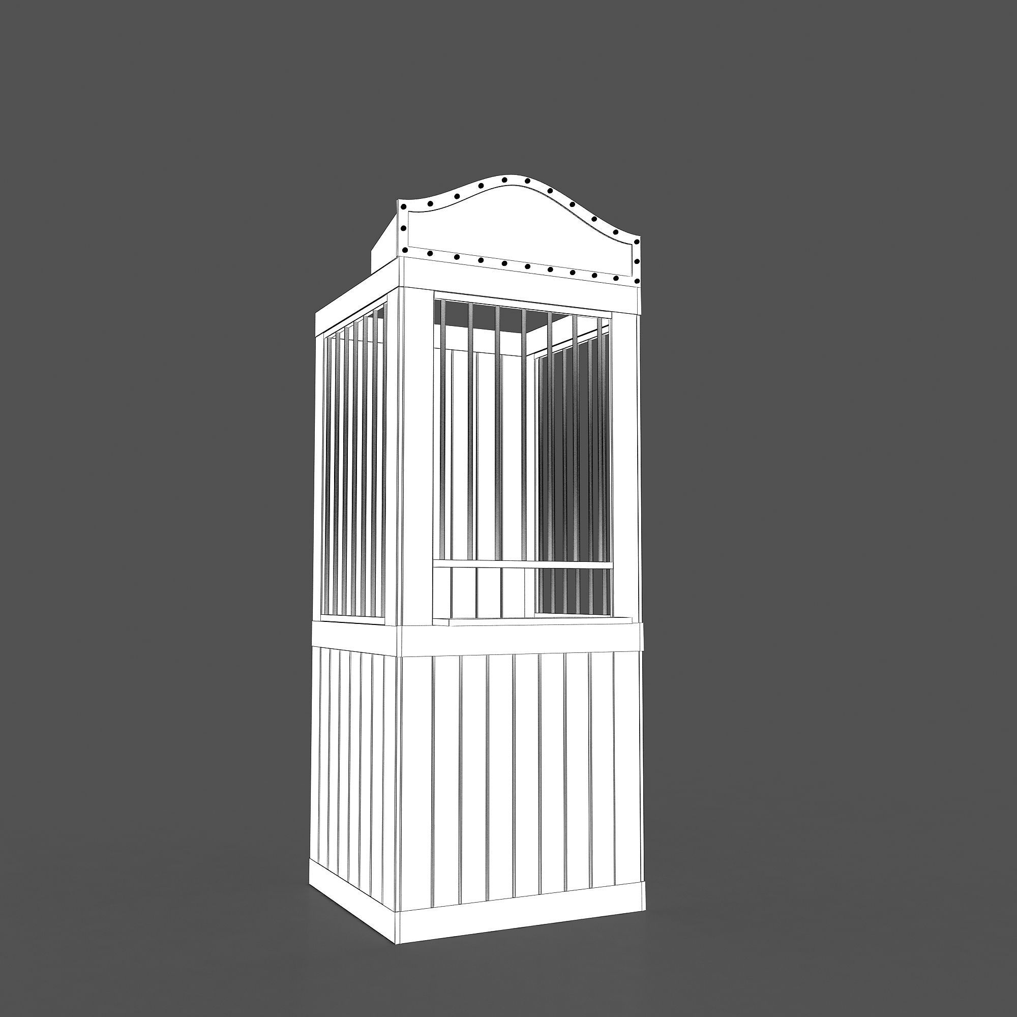 3D model Ticket Booth VR / AR / low-poly | CGTrader