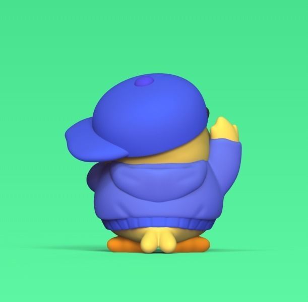 Bird Hip Hop 3D model 3D printable | CGTrader