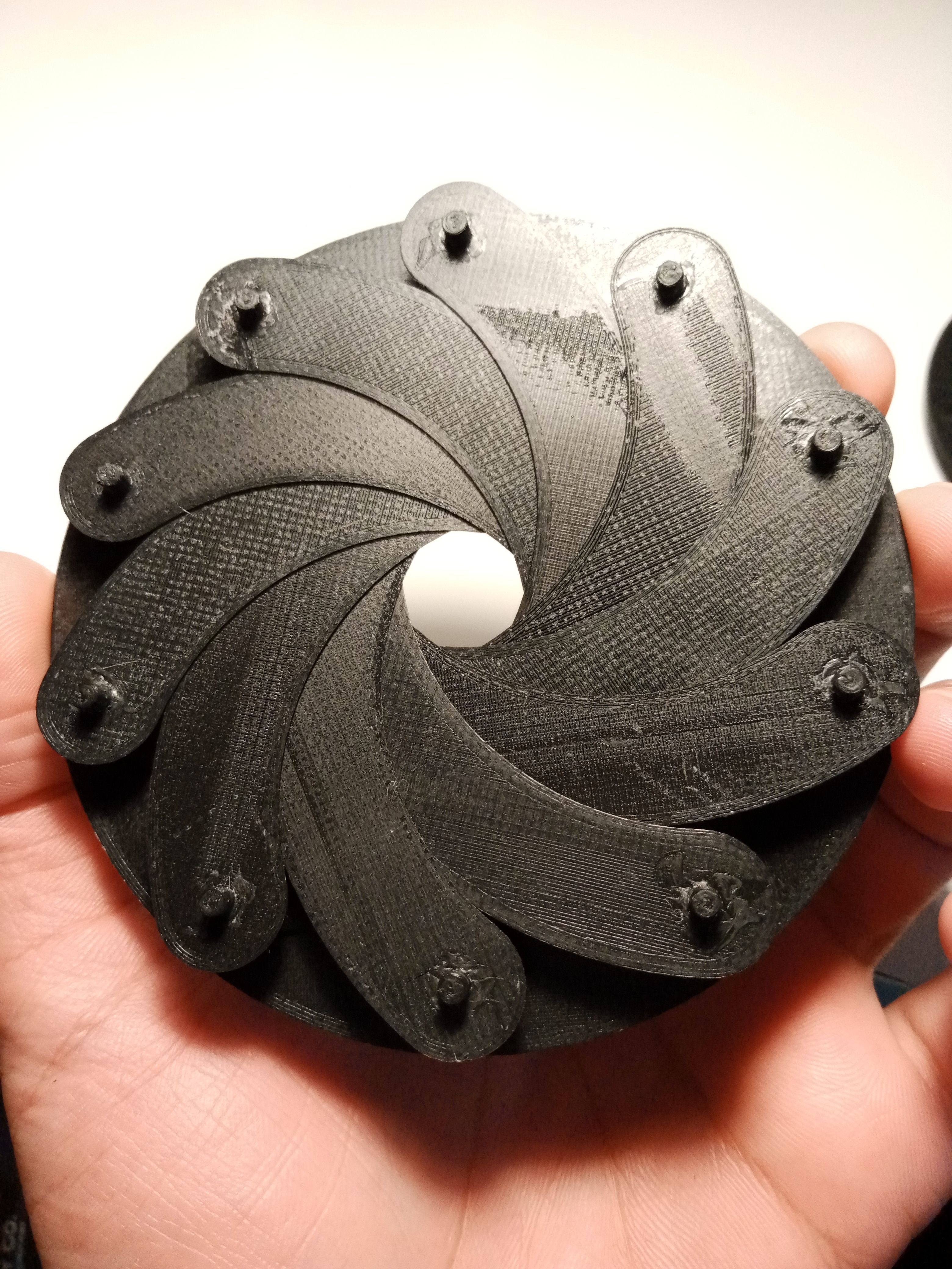classic Iris diaphragm 3D model 3D printable | CGTrader
