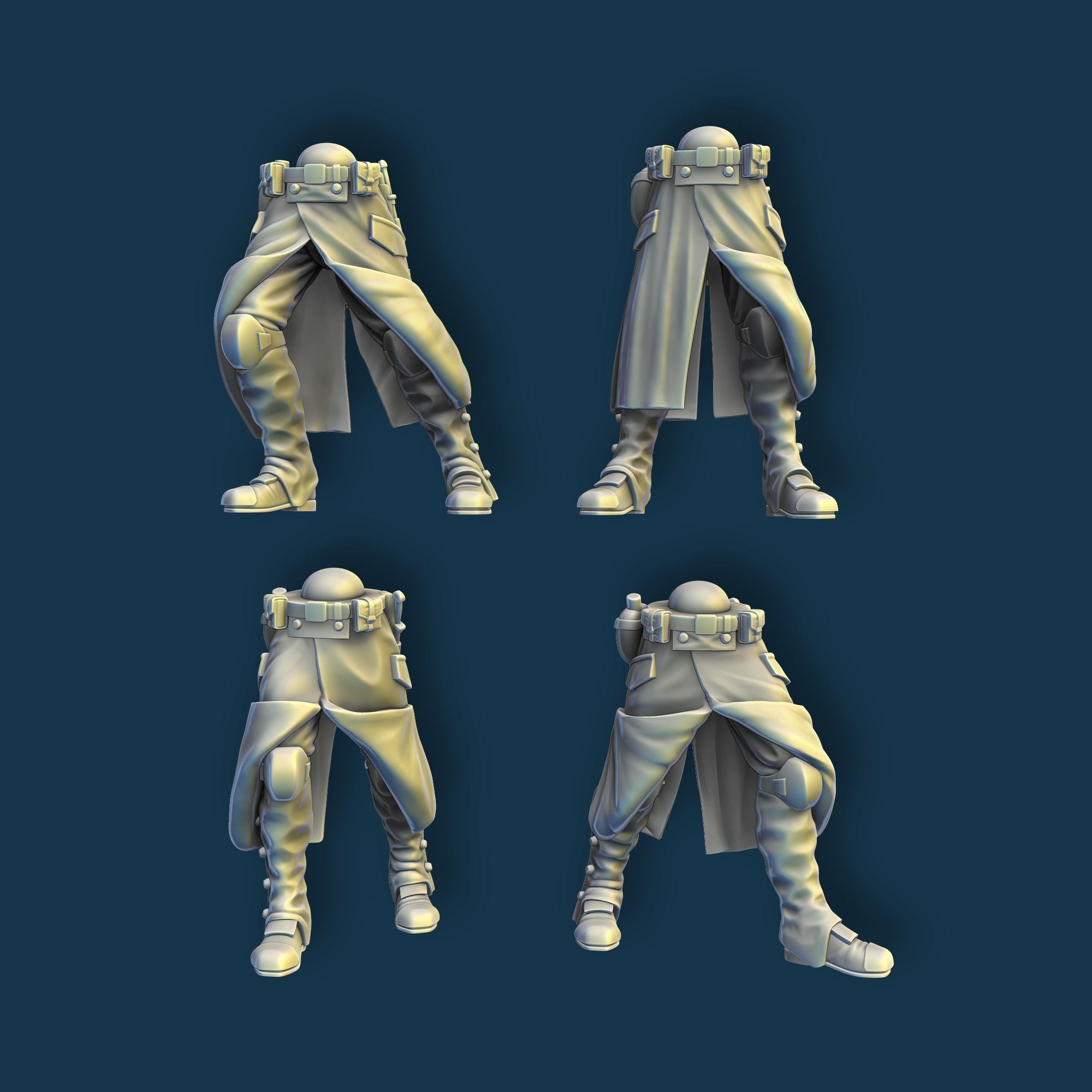 Death Korps Soldier pre-supported 3D model 3D printable | CGTrader