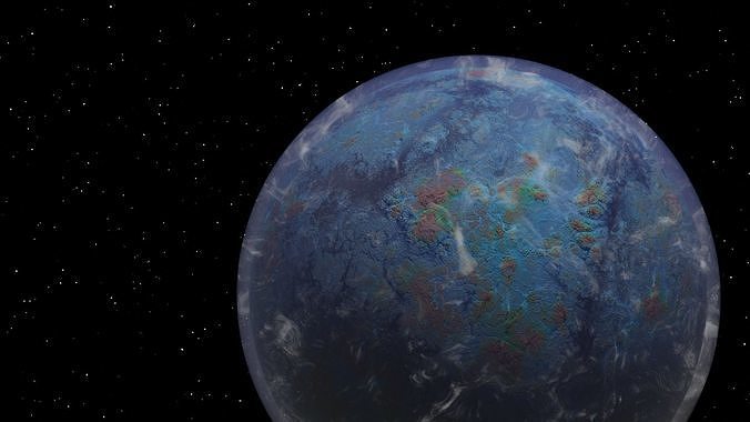 Random Planet 3D model | CGTrader