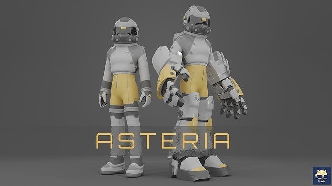 3D model Asteria - Planet Explorer VR / AR / low-poly | CGTrader