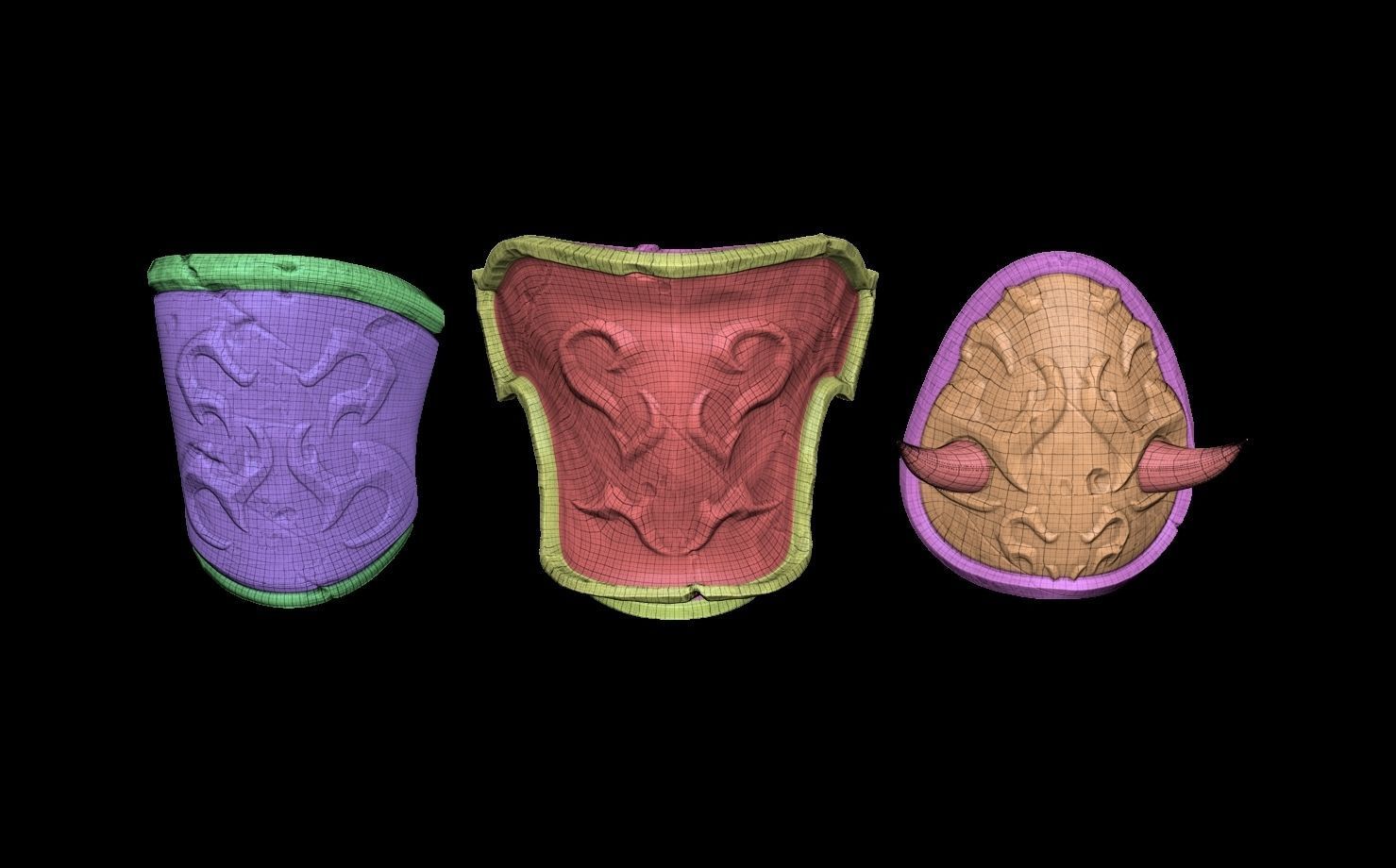 Stylized Armor Plates Vol- 1 3D model | CGTrader